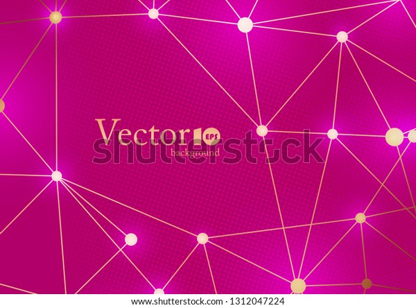 Abstract Geometric Plexus Background Place Text Stock Vector (Royalty ...