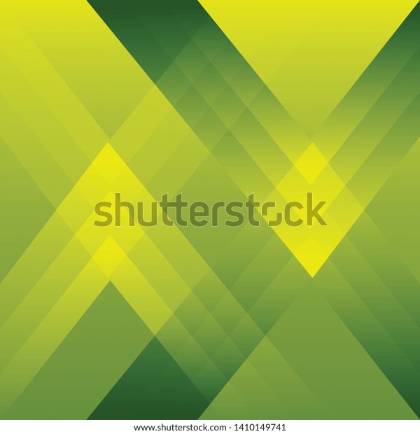 Abstract Geometric Reflective Green Color Background Stock Vector ...