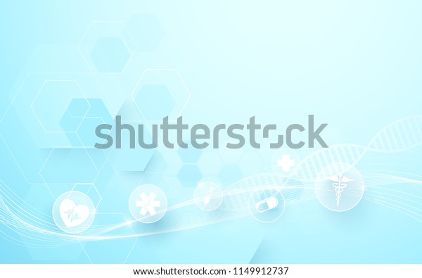 Abstract Geometric Shape Medicine Science Concept Stock Vector (Royalty ...