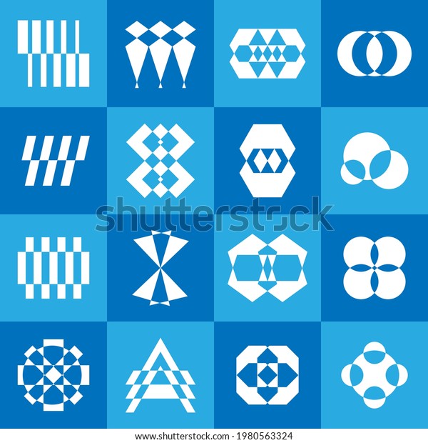 Abstract Geometric Shapes Design Polygon Stock Vector (Royalty Free ...
