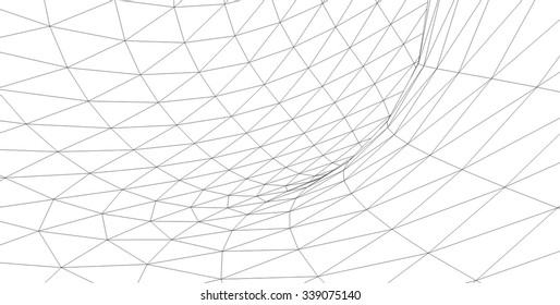 Abstract Geometric Structure Stock Vector Royalty Free 339075140 Shutterstock