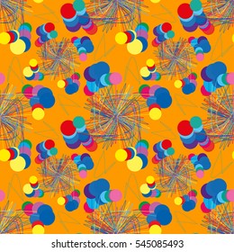 Colorful Seamless Pattern Bright Background Texture Stock Vector ...