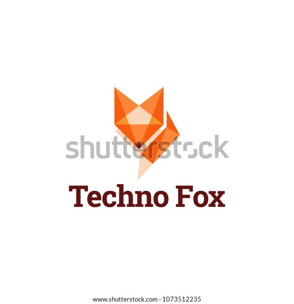 Abstract Geometry Fox Logo Sign Symbol Stock Vector (Royalty Free ...