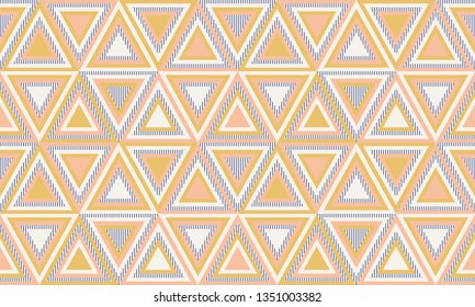 Abstract Geometry Retro Colors Geometric Shapes Stock Vector (Royalty ...