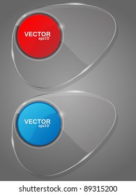 Abstract Glass Background Vector Illustration Stock Vector (Royalty ...