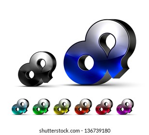 Blue 3d Number 80 Balloon Realistic Stock Vector (Royalty Free) 2037566873