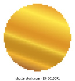 Abstract Gold Background Pixel Art Style Stock Vector (Royalty Free ...