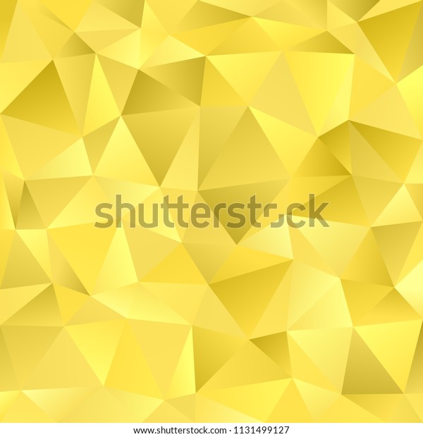 Abstract Gold Geometric Background Triangles Vector Stock Vector ...