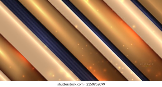 Abstract Gold Lines Background Glow Effect Stock Vector (Royalty Free ...