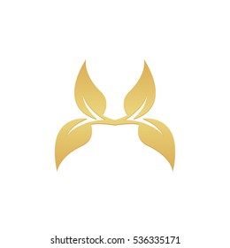 Abstract Gold Logo Template Stock Vector (Royalty Free) 536335195