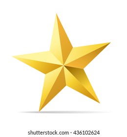 Abstract Gold Star Stock Vector (Royalty Free) 436102624 | Shutterstock