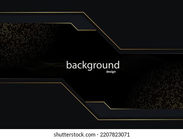 Abstract Golden Background Image Banner Design Stock Vector (Royalty ...