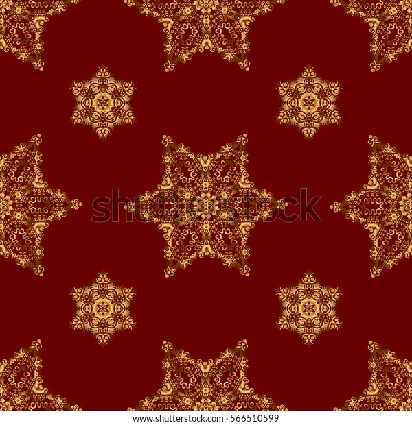 Abstract Golden Background Red Golden Colors Stock Vector (Royalty Free ...