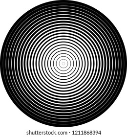 Abstract Gradation Line Circle Stock Vector (Royalty Free) 1211868394 ...