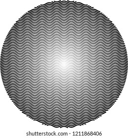 Colorful Abstract Gradation Line Circle Stock Vector (Royalty Free ...