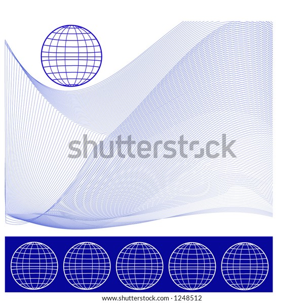 Abstract Gradient Globes See Series Stock Vector (Royalty Free) 1248512 ...