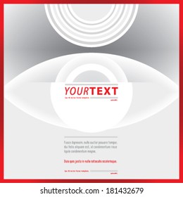 Abstract Graphic Ad Design Your Text Stock Vector (Royalty Free ...