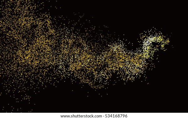 Abstract Graphic Design Particle Composition Stock Vector (Royalty Free ...