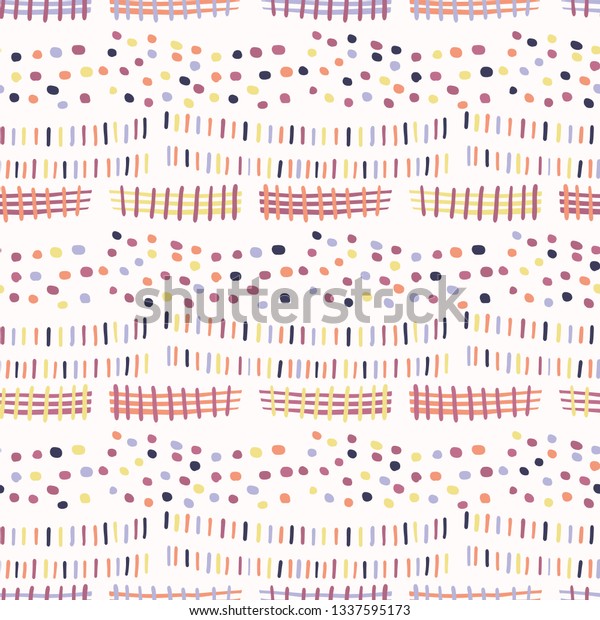 Abstract Graphic Doodle Texture Seamless Pattern Stock Vector (Royalty ...