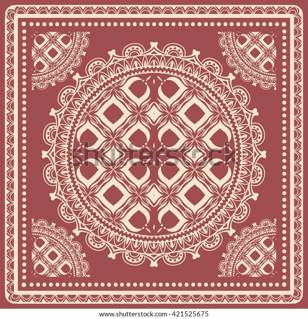 「Abstract Graphic Lace Background Square Geometric」のベクター画像素材（ロイヤリティフリー ...