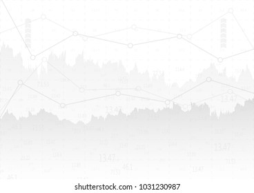 Abstract Gray Financial Chart Trend Line Stock Vector (Royalty Free ...