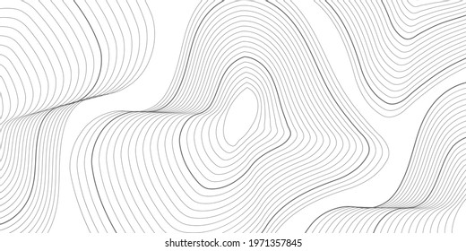 Abstract Gray Wavy Lines Background Modern Stock Vector (Royalty Free ...