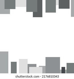 Abstract Grayscale Shape Vector Art Background Stock Vector (Royalty ...