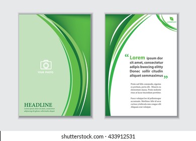 Abstract Green Background Book Cover Graphic Stock Vector (Royalty Free ...