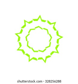 Abstract Green Background Logo Design Stock Vector (Royalty Free ...