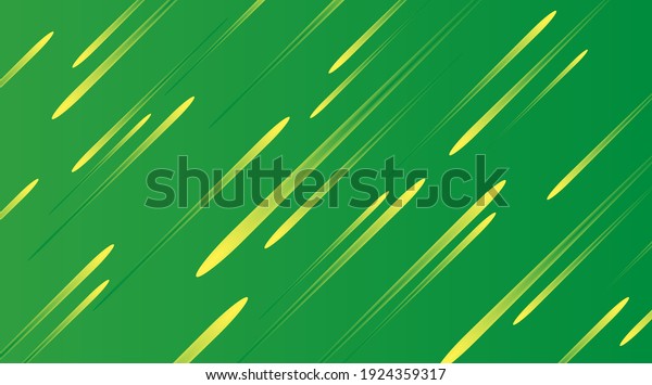 Abstract Green Background Speed Lines Falling Stock Vector (Royalty ...