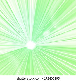 Abstract Green Beams Background Stock Vector (Royalty Free) 172400195 ...