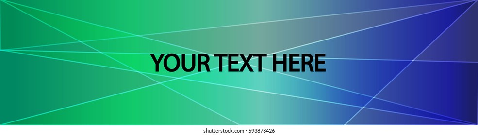 Abstract Green Blue Banner Vector Illustration Stock Vector (Royalty ...