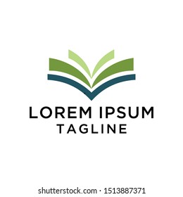 Set Nature Book Logo Design Vector Stock Vector (Royalty Free ...
