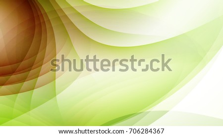 Abstract Green Brown Gradient Curve Background Stock Vector (Royalty ...