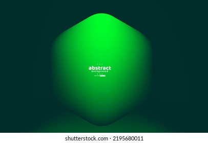 Abstract Green Color Mesh Gradient Background Stock Vector (Royalty ...