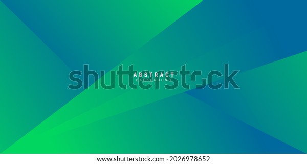Abstract Green Geometric Diagonal Overlay Layer Stock Vector (Royalty ...