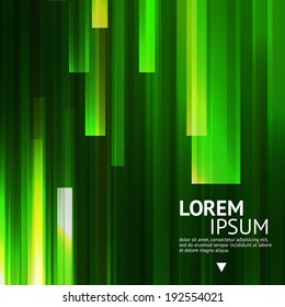 Abstract Green Growth Effect Background Vector Stock Vector (Royalty ...