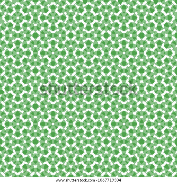 Abstract Green Islamic Geometric Seamless Pattern Stock Vector (Royalty ...