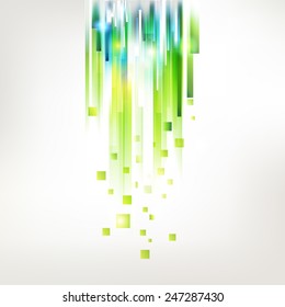 Abstract Green Lines Top Vector Pixel Stock Vector (Royalty Free ...