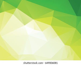Abstract Green Low Poly Geometric Background Stock Vector (Royalty Free ...