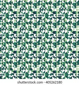 Abstract Green Triangle Seamless Pattern Stock Vector (Royalty Free ...