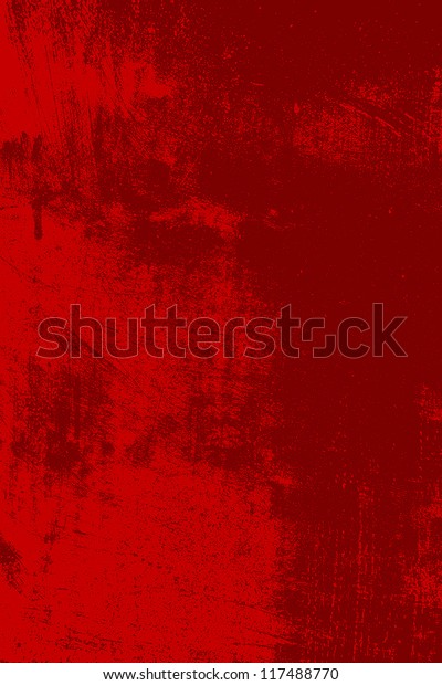 Abstract Grunge Background Red Scratched Texture Stock Vector (Royalty ...