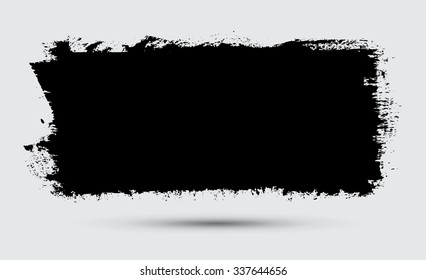 Abstract Grunge Banner Design Useblack Grunge Stock Vector (Royalty ...