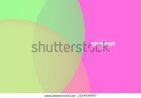 Abstract Half Sphere Curve Contrast Green Stock Vector (Royalty Free ...