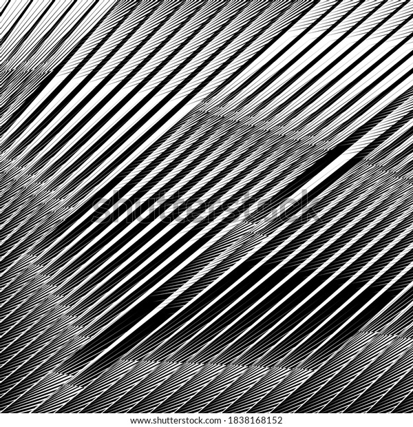 Abstract Halftone Lines Black White Background Stock Vector (Royalty ...