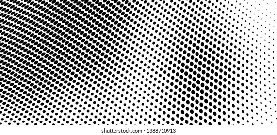Abstract Halftone Texture Black White Vector Stock Vector (Royalty Free ...