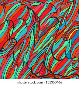 Abstract Hand Drawn Color Background Stock Vector (Royalty Free ...