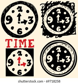 6,504 Clock scribble Images, Stock Photos & Vectors | Shutterstock