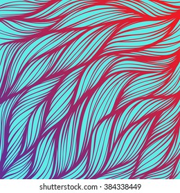 Abstract Handdrawn Hair Pattern Background Stock Vector (Royalty Free ...