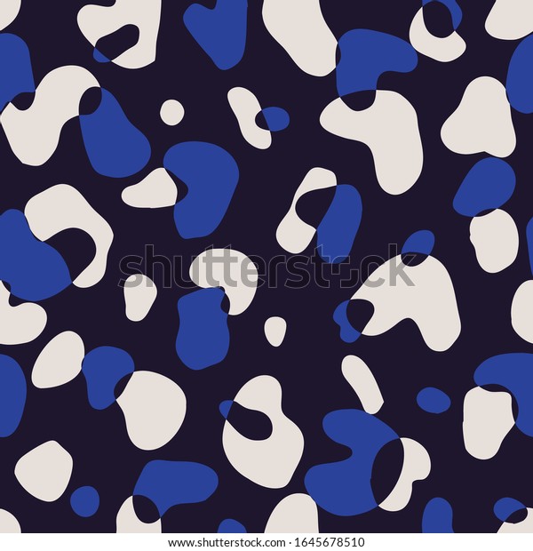 Abstract Handdrawn Overlay Spots Animal Skin Stock Vector (Royalty Free ...